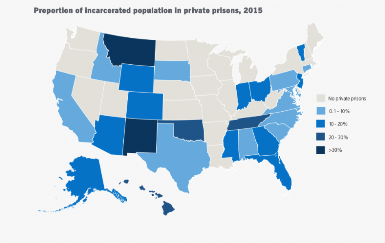 Privatized: 15 Years of For-Profit Prison Growth